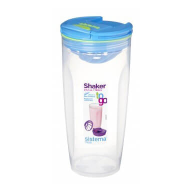 Sistema Shaker To Go 700 ml. - Blå - Ekram ApS