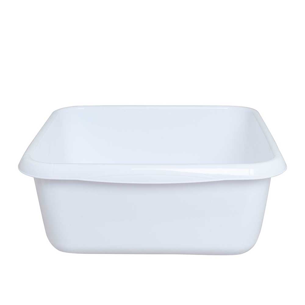 Rektangulær Balje - Hvid 7 Liter - Ekram ApS